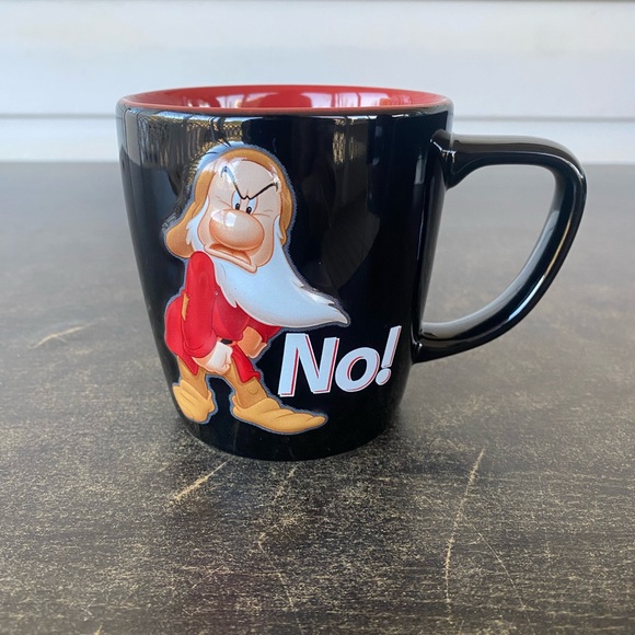 Other | Disney Parks 3d Grumpy No Stubborn Coffee Mug Tea Cup Seven ...